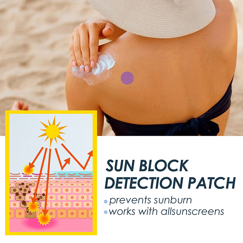 24pcs Uv Detecting Patches Uv Test Stickers Uv Stickers Sunscreen ...