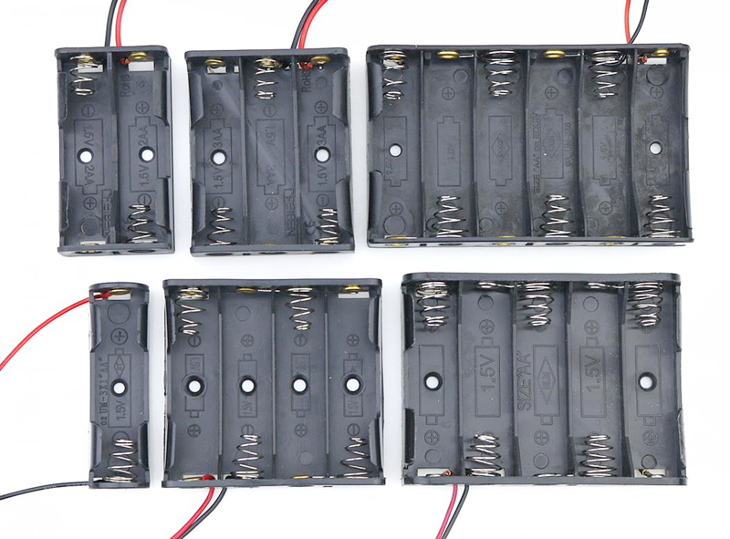 【MYDIY mall】pcs 1.5V AA Battery Holder Case Box switch 1/ 2 / / / 5 / 6 ...