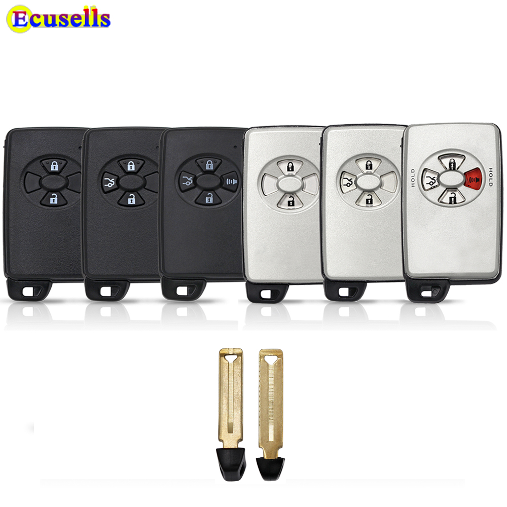 【Popular choice】 Replacement Key Case 2/3/4 Button Smart Remote Key Fob ...