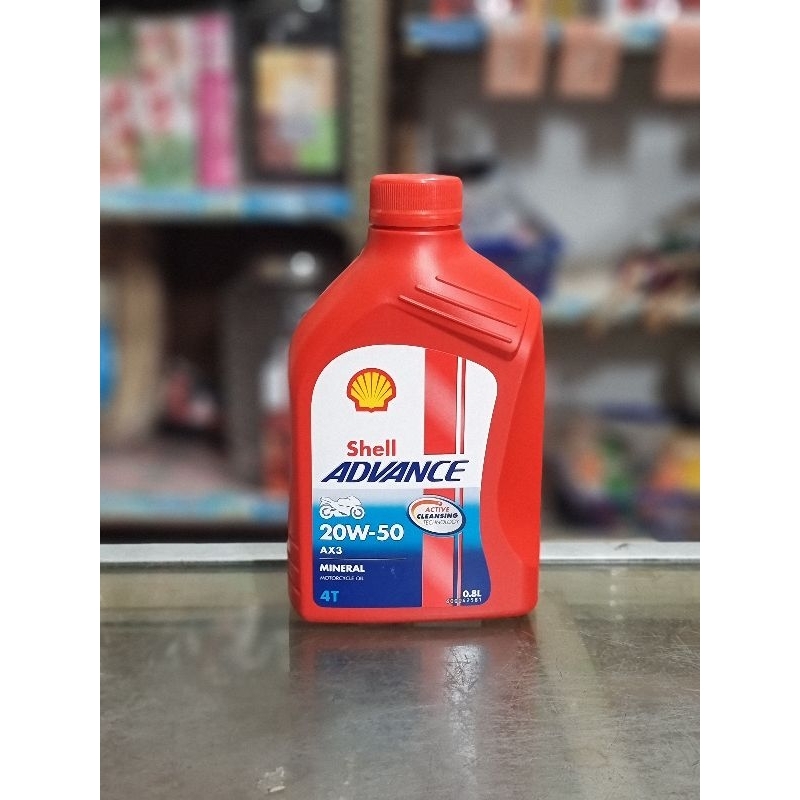 Oli Shell Advance AX3 20W/50 0.8L | Lazada Indonesia