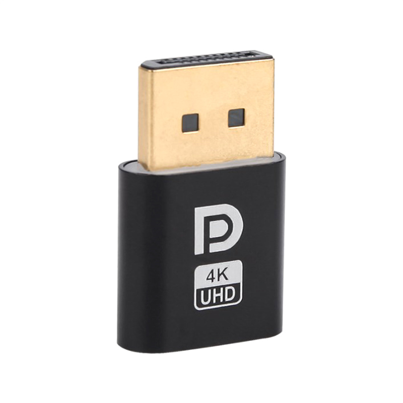 Virtual Display Adapter DP Display Port Dummy Plug 4K Headless Ghost ...