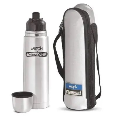 Milton Thermosteel Flask, 500ml 24 Cold/Hot Vacuum Bottle Tea Coffee ...