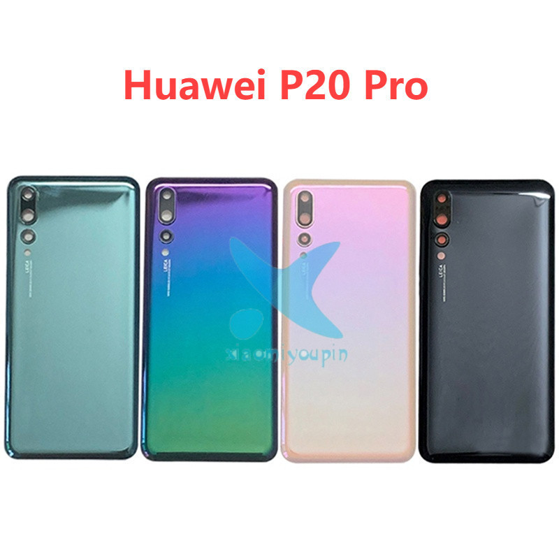 Back Battery Cover Case For Huawei P20 Pro 3D Glass Rear Door Housing ...