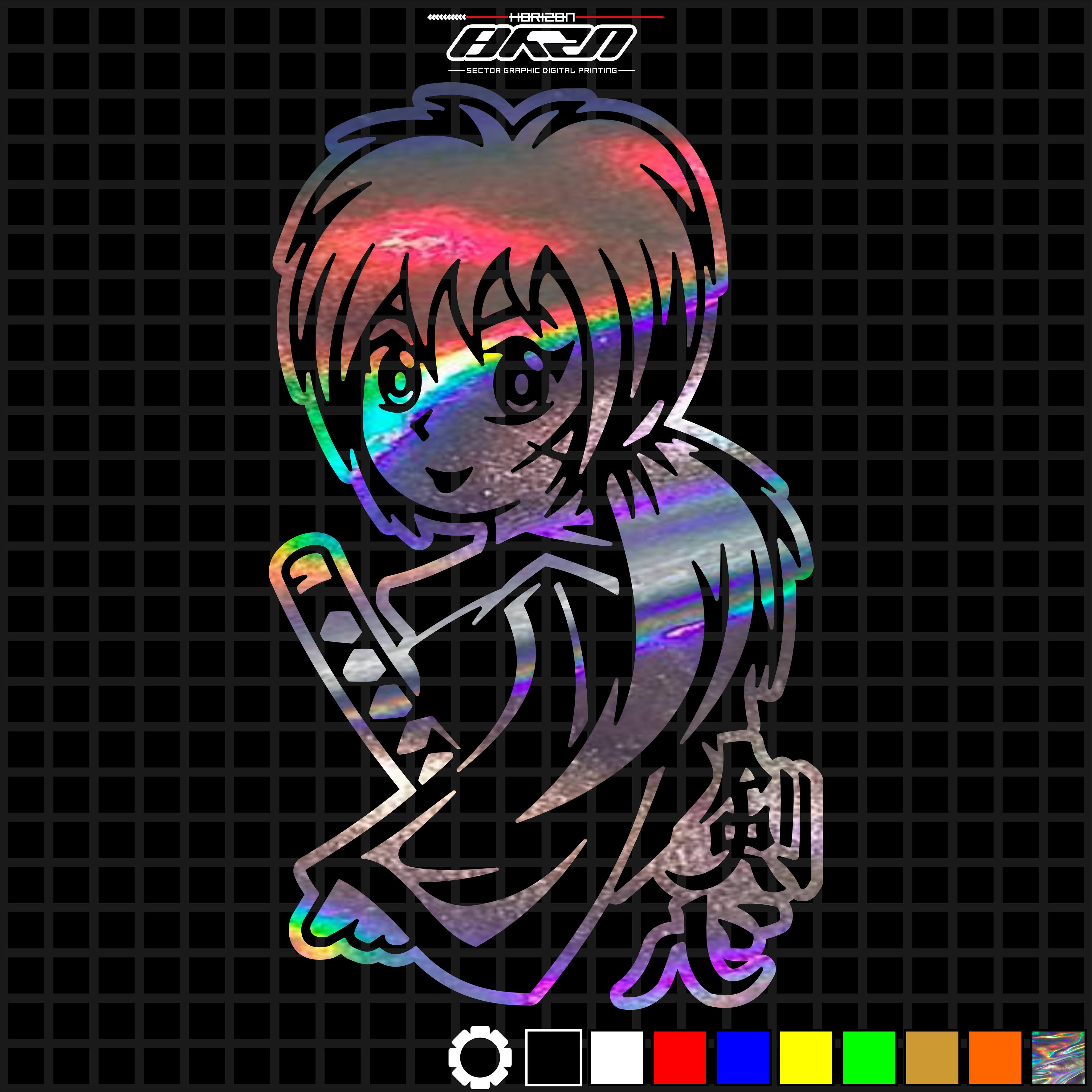 STICKER ANIME JEPANG STIKER CUTTING SAMURAI HIMURAI BATTOUSAI SAMURAI X ...