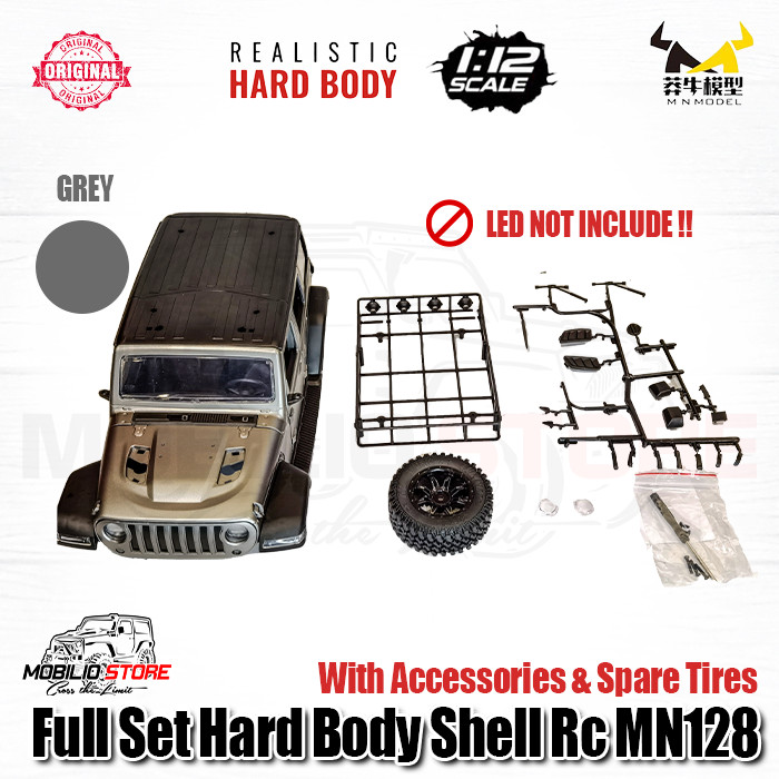Full Set Body Shell RC MN 128 with Accessories Standard MN128 Crawler ...