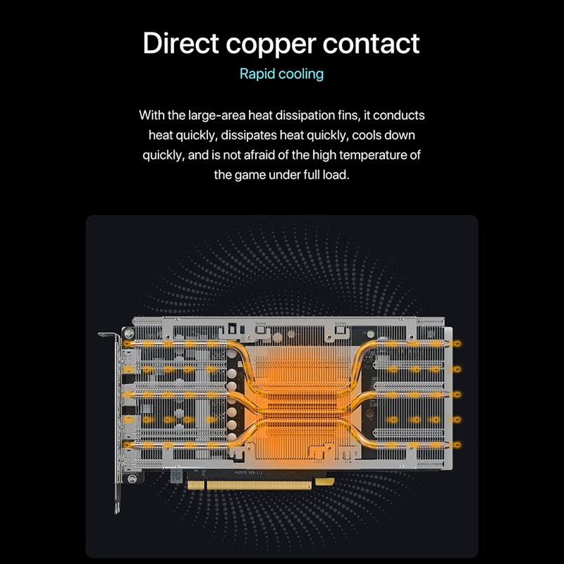 PELADN RTX 2070 8G 256 BIT Graphics Card Desktop Computer Independent ...