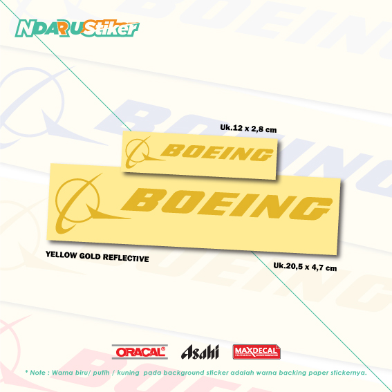 Sticker Boeing | Sticker Logo Boeing | Sticker Aviation | Lazada Indonesia