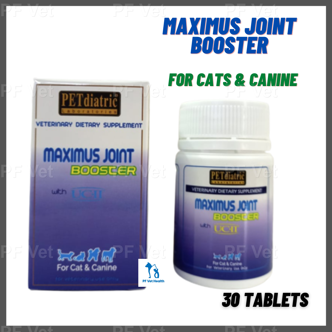 PETdiatric Laboratories Maximus Joint Booster | For Cat & Canine | 30 Tablets | Lazada