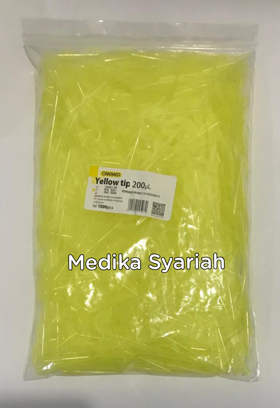 YELLOW TIPS MICROPIPET ONEMED PAK ISI 1000 | Lazada Indonesia