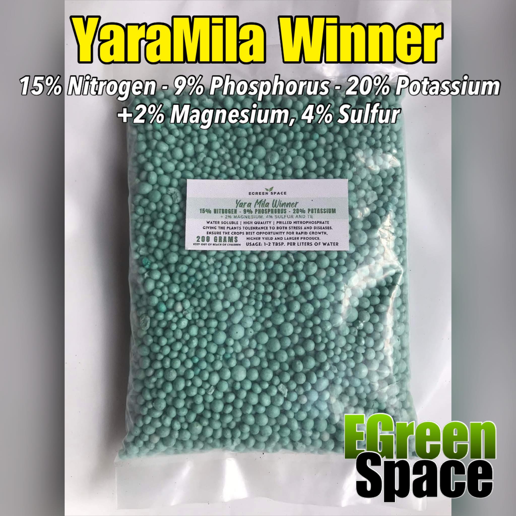 Winner - 200grams (15-9-20 +2%Magnesium 4%Sulfur) Fertilizer | Lazada PH