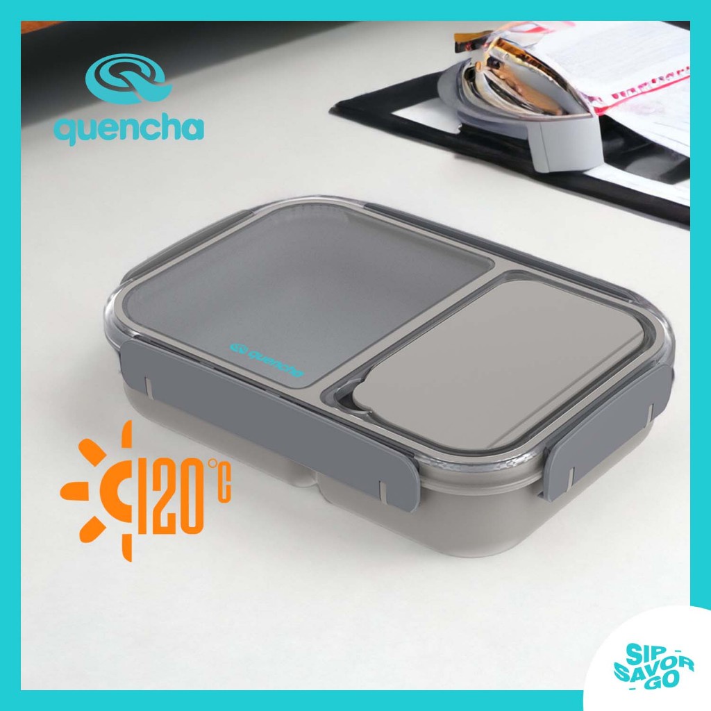Quencha Lunch Box With Compartments 1200ml Bento Box Food Container ...