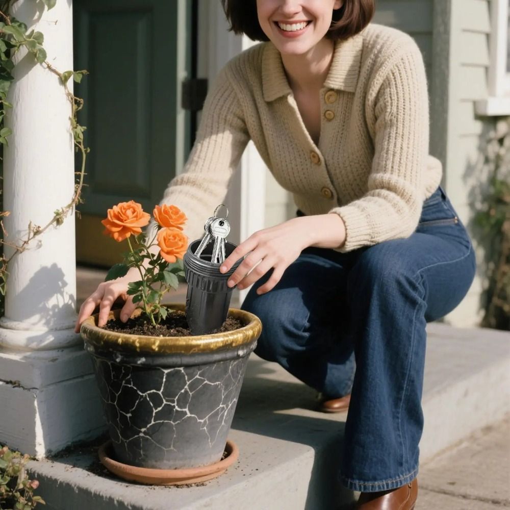 Creativity Realistic Garden Key Hider Plastic Watering Nozzle Shape ...