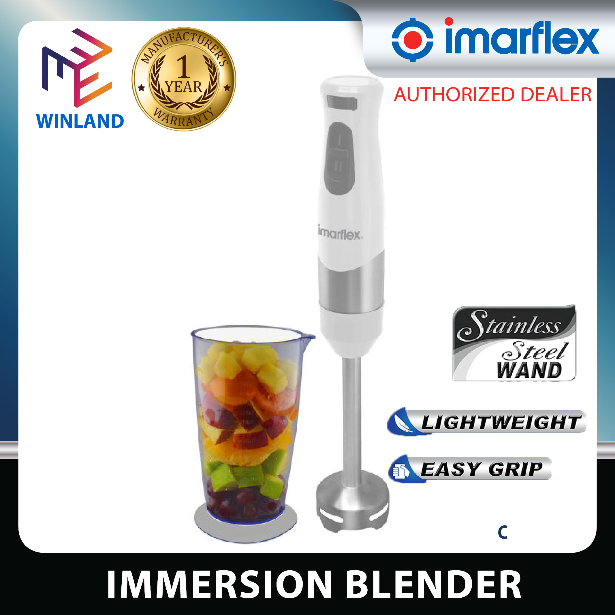 IMARFLEX by Winland Immersion Blender with Variable Speed | Lazada PH