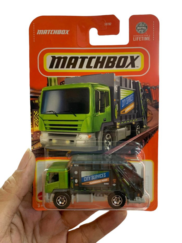 Matchbox Garbage King Truck Sampah City Services | Lazada Indonesia