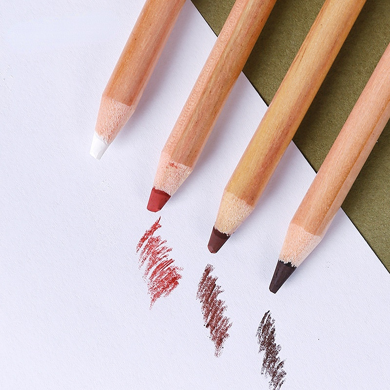 【EcoDealsq】Artist White Carbon Pen Drawing Pencil Set Student Sketch ...