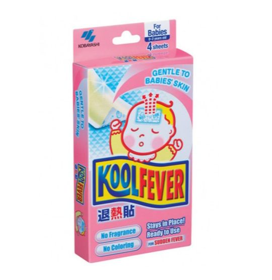 [ READY STOCK ] KOOLFEVER KOOL FEVER BABY COOLING GEL SHEET (4sheets ...