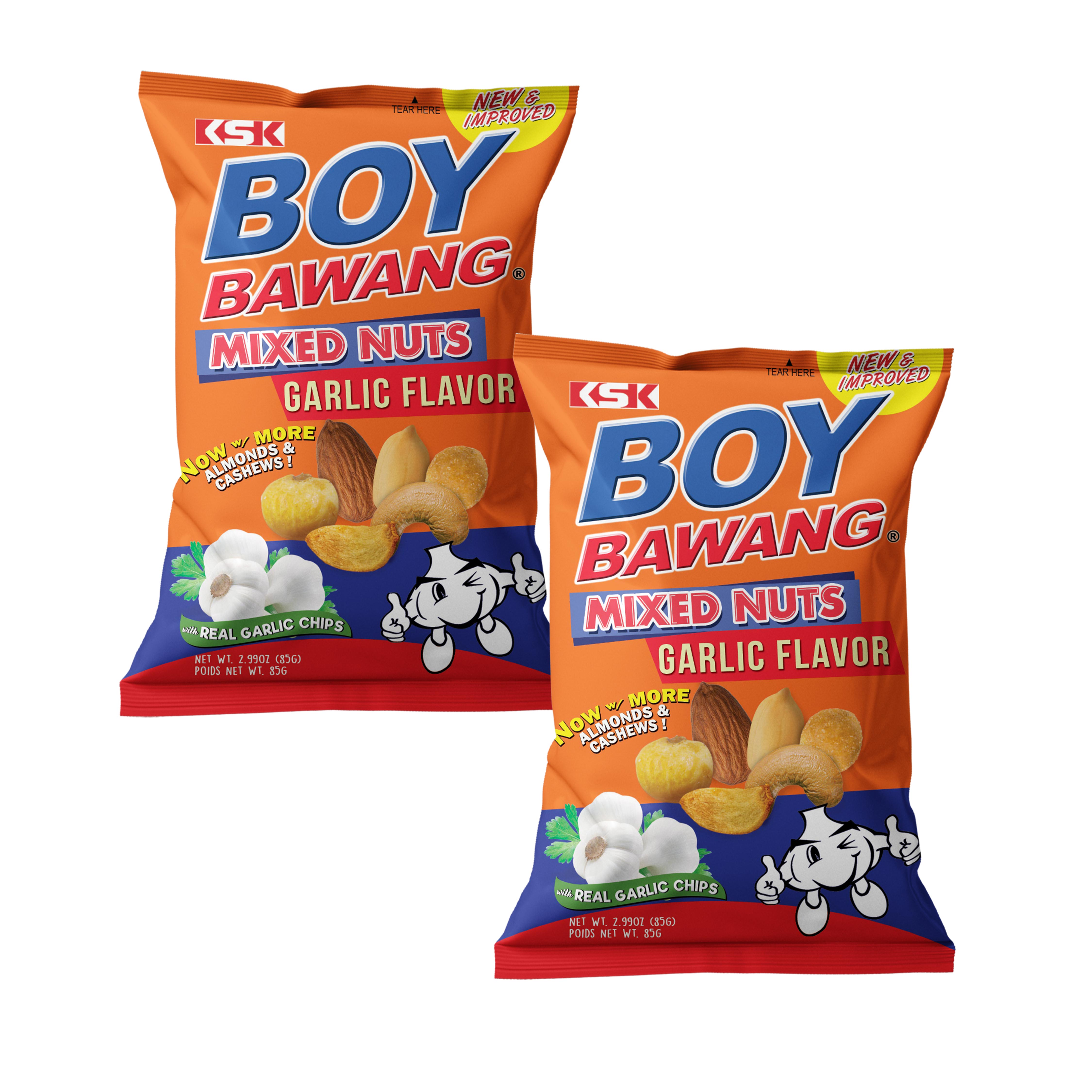 Boy Bawang Mixed Nuts 85g x 2 | Lazada PH
