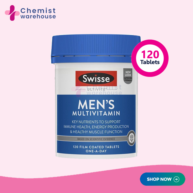 Swisse Men's Ultivite Multivitamin 120 Tablets | Lazada Singapore