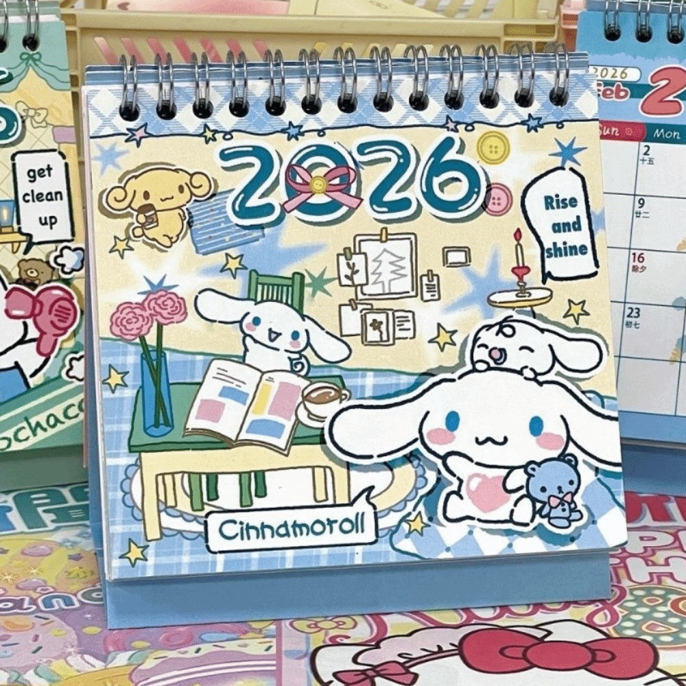 Retro Convenient Graffiti Comic Calendar Crayon Shin-chan Colorful ...