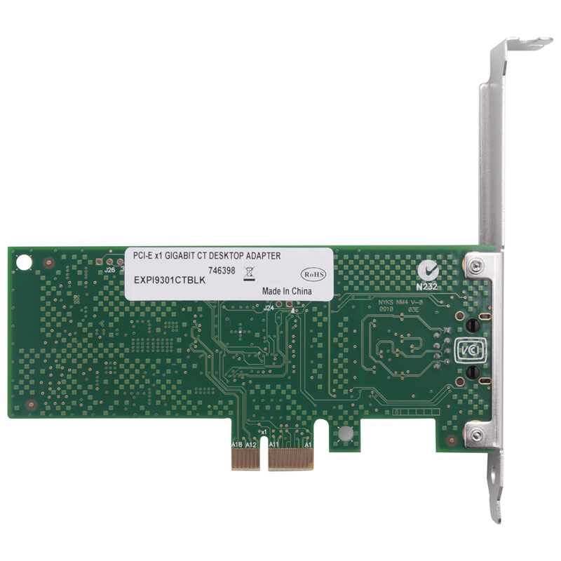 PCI-E Gigabit Network Adapter Intel EXPI9301CT CT Desktop 82574L Chipset NIC - Warming Heart ...