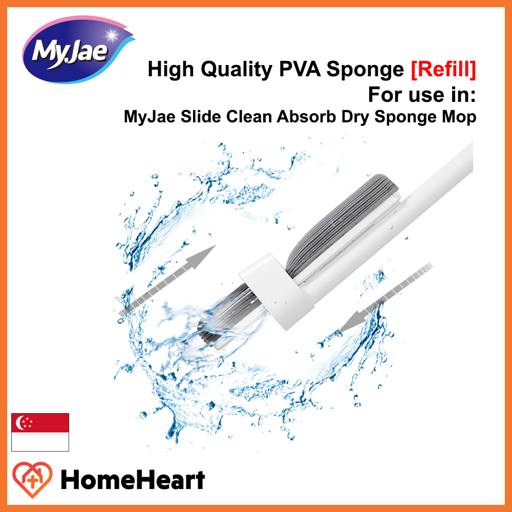 [REFILL] (1pc) for MyJae Slide Clean Absorb Dry Sponge Mop : Slide ...