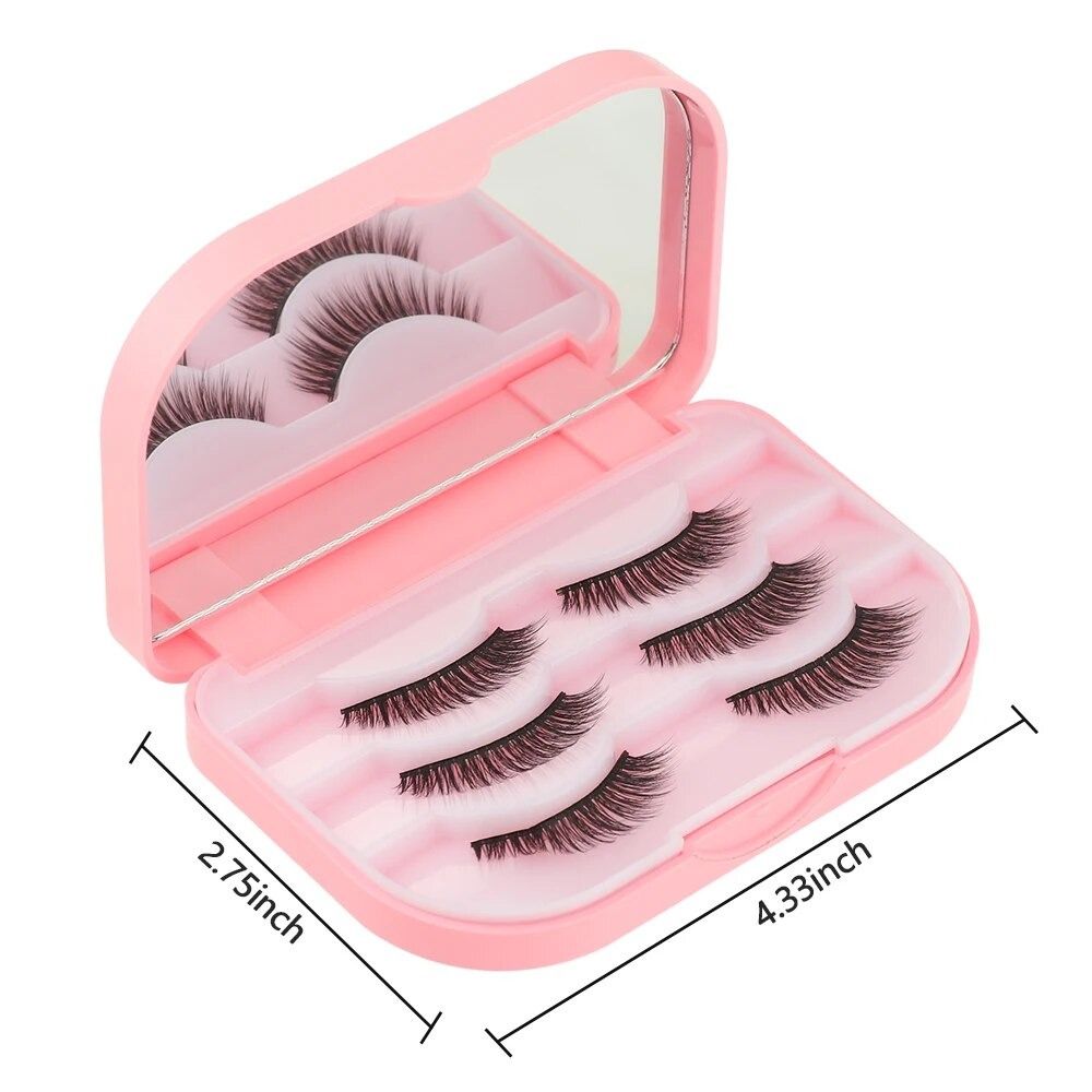 Lash Holder Empty False Eyelashes Storage Box Waterproof Plastic 3 ...