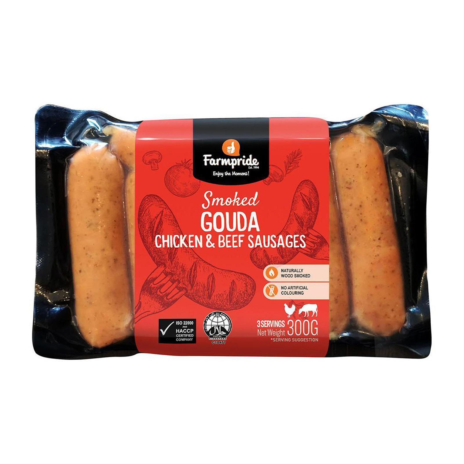 Farmpride Smoked Gouda Chicken And Beef Sausage Chilled | Lazada Singapore