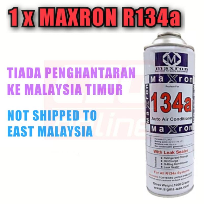 ⭐ [100% ORIGINAL] ⭐ CEO R134a Gas MAXRON R134A ( Not Shipped To East ...