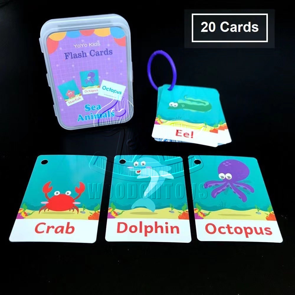 Kids Flash Card English Word Card Children Educational Card Home ...