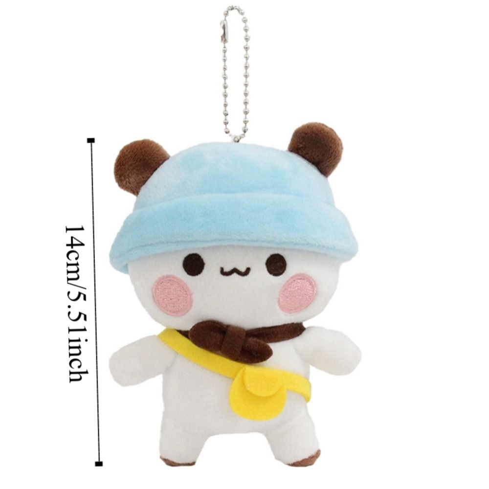 Lovely Stuffed Doll Yier Panda Keychains Brown Bear Schoolbags Bubu ...