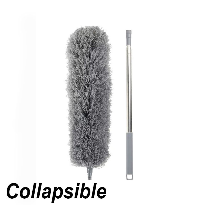 280CM Flexible Microfiber Feather Duster Adjustable Telescopic Bending ...