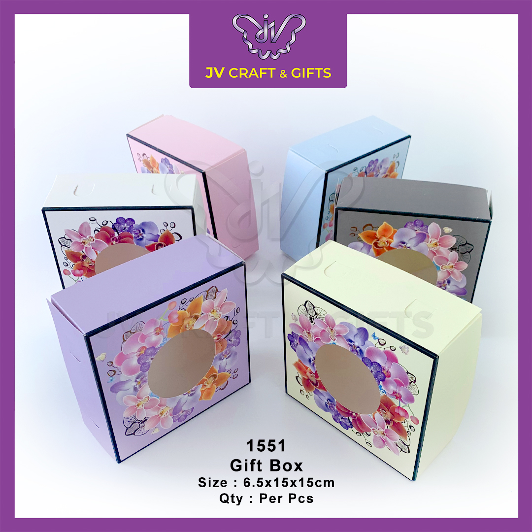 Gift Box With Window | Kotak Kuih Mooncake Bahulu | Wedding Event ...