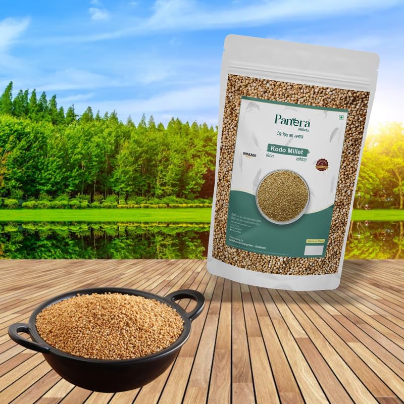 Kodo Millet (Unpolished) | Kodri | Natural Grains 500g - (Kodra/Varagu ...