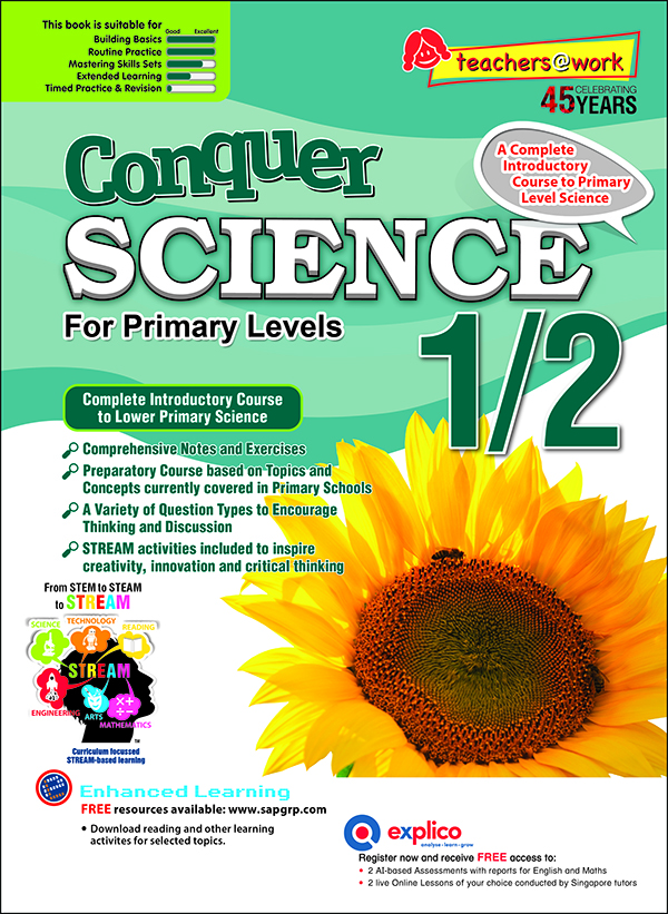 Conquer Science For Primary Levels Book 1 - 6 | Topical | Primary ...