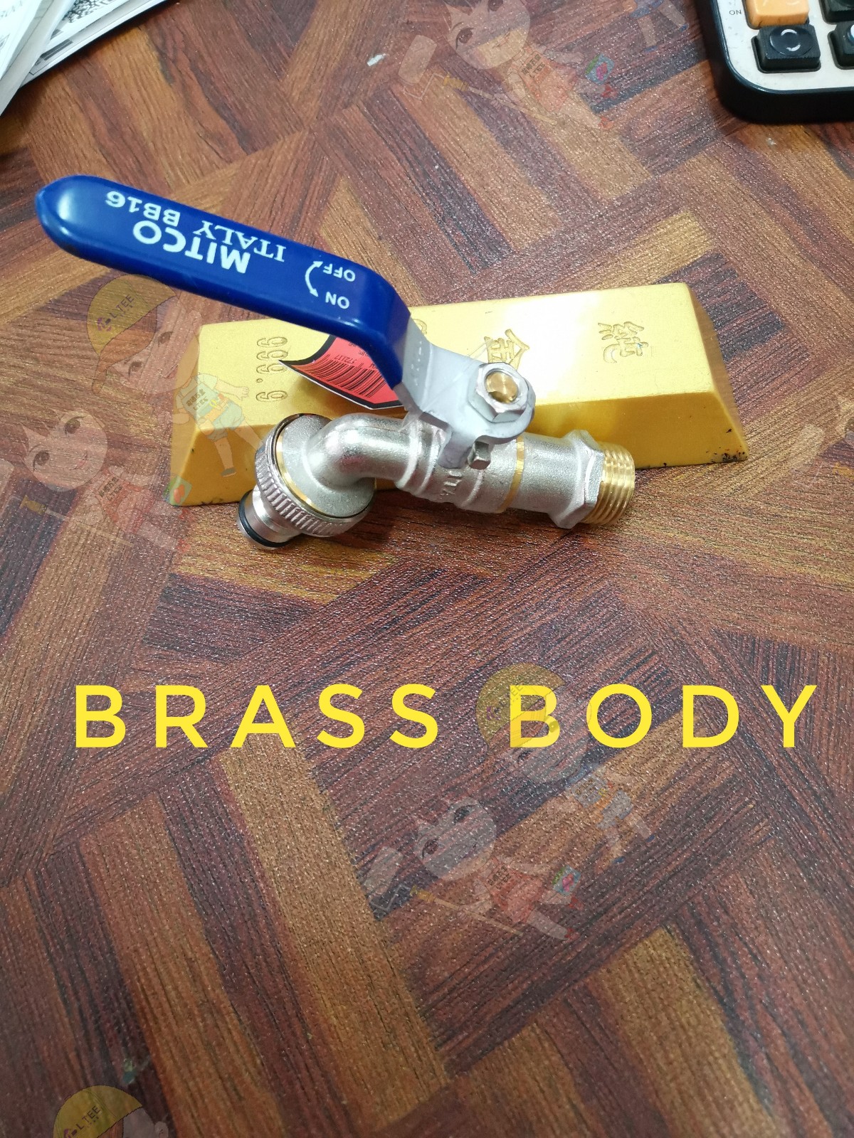 1/2" MITCO italy heavy DUTY STEEL / BRASS water bib tap washing machine ...