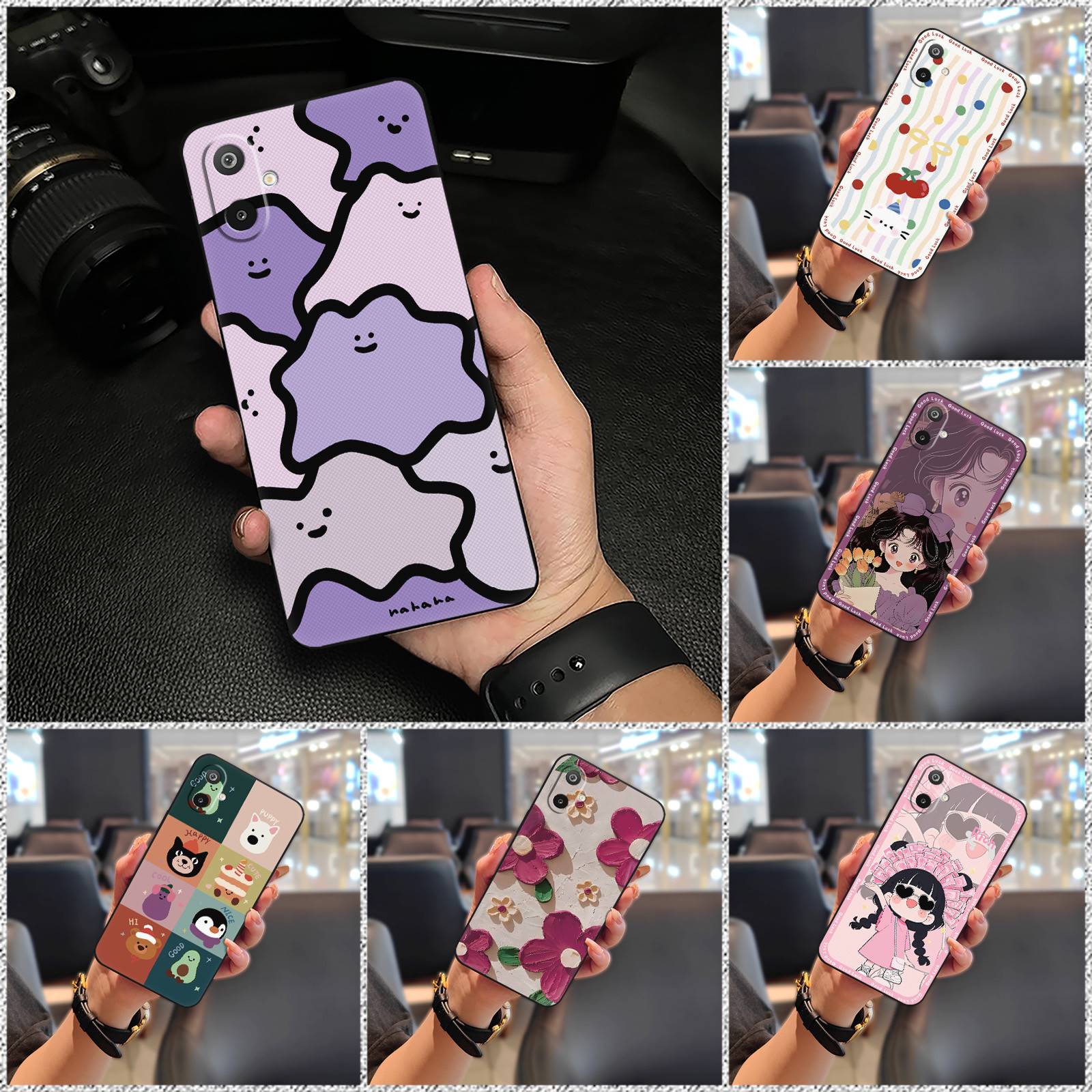 Anti-dust Graffiti Phone Case For Samsung Galaxy F06 5G/M06 5G/SM-E066B ...