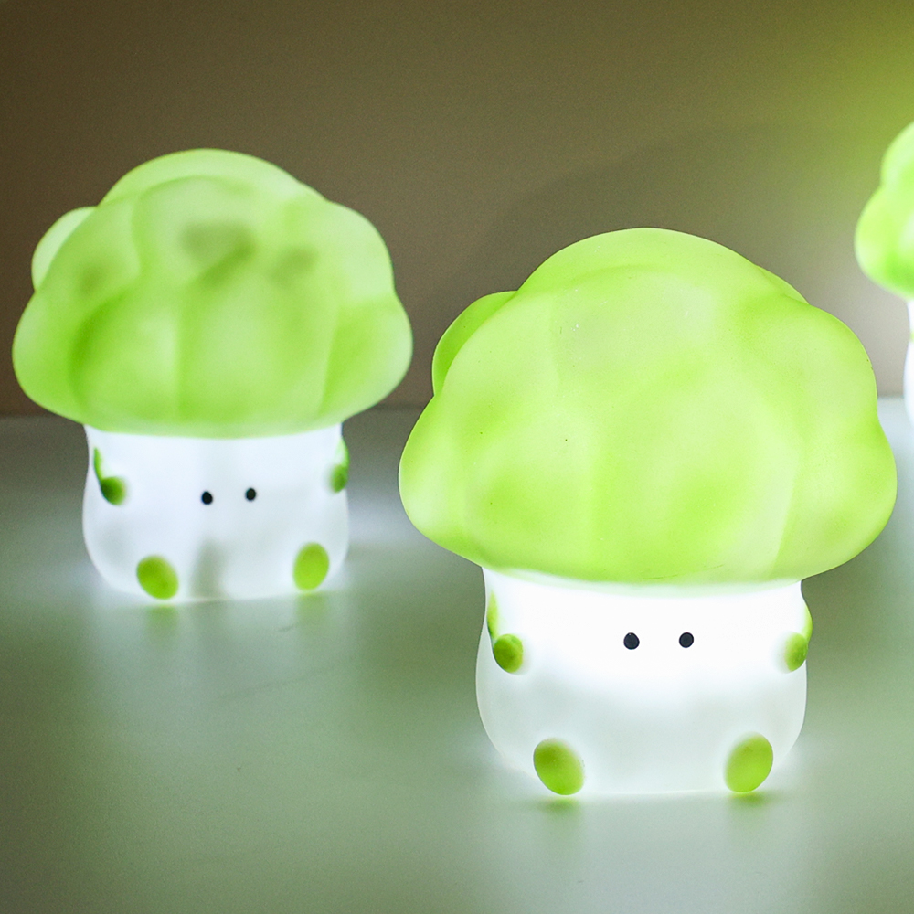 1/2PCS Creative Cute Cartoon Vegetable Light Mini Cabbage Night Light ...