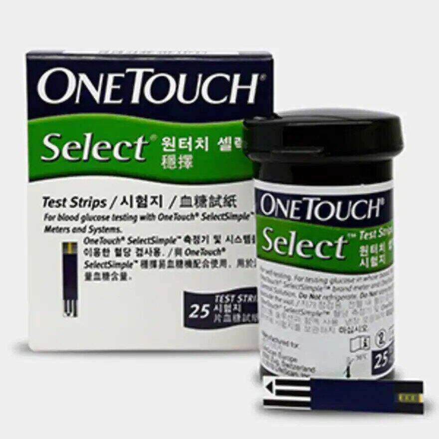 ONETOUCH SELECT SIMPLE TEST STRIPS [25'S 2+10'S|25'S|10'S ] (EXP:09/ ...