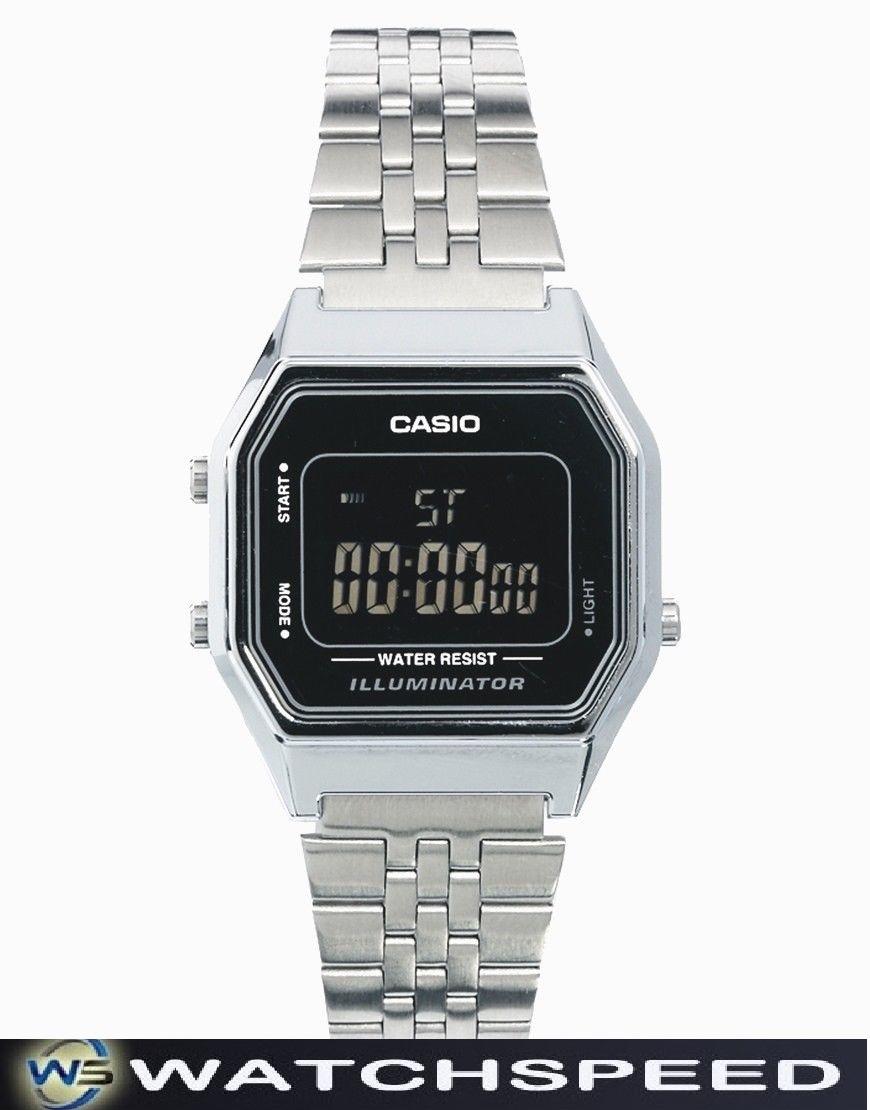 Casio LA-680WA-1B LA680WA-1B Ladies / Womens Standard Digital Silver ...