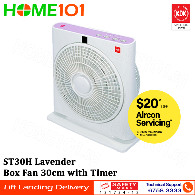 KDK Box Fan 30cm w/Timer ST30H | Lazada Singapore