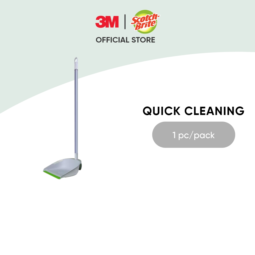 3M™ Scotch-Brite™ Long Handle Dustpan, 1 pc/pack, For collecting dirt ...