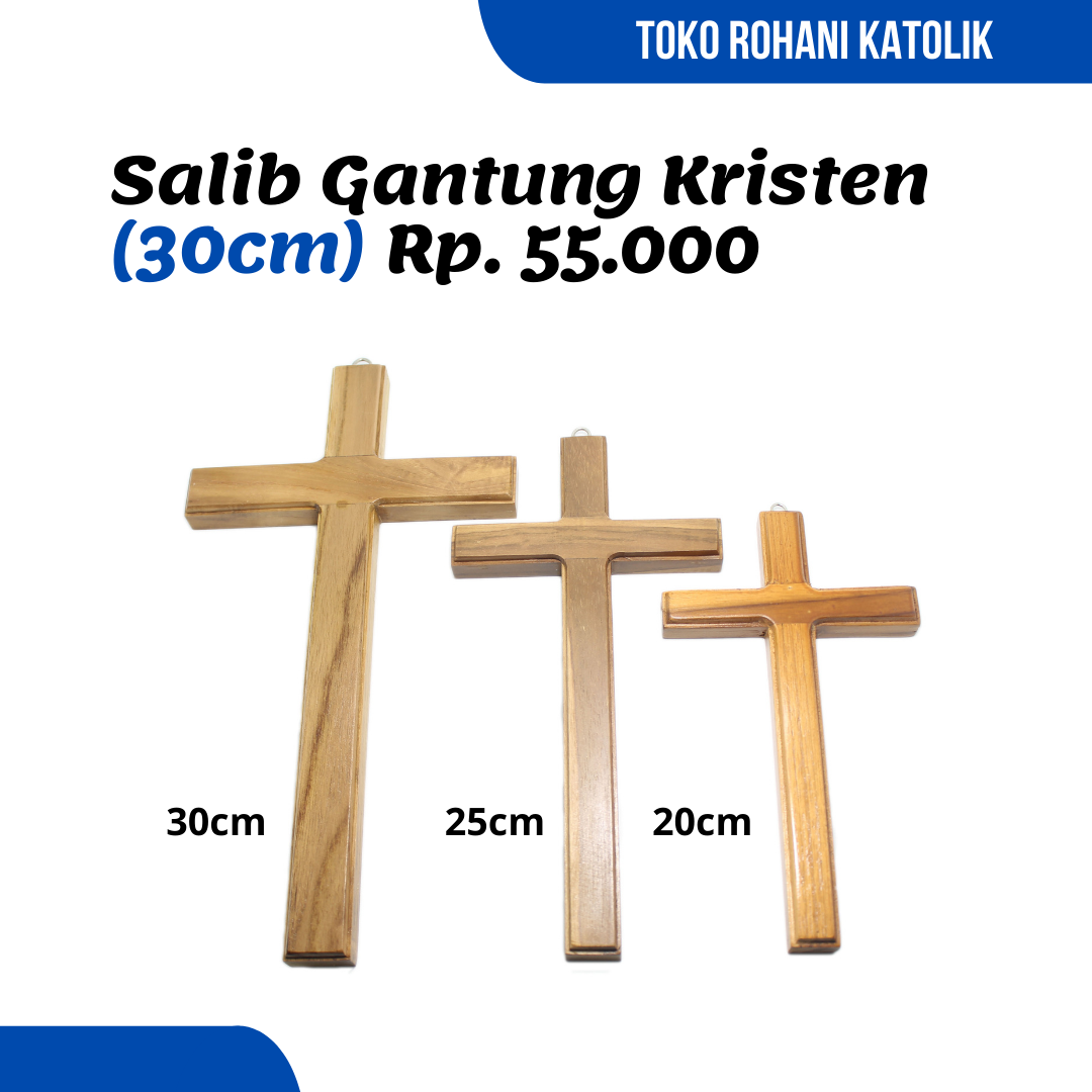 Salib Dinding Kristen / Salib Gantung Polos Tanpa Patung / Salib Yesus ...