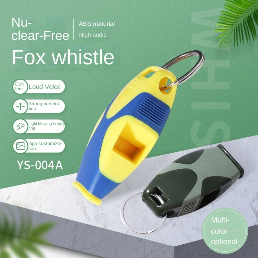 Bicolor Referee Whistle Classic ABS Seedless Whistle Loudest Cheering ...