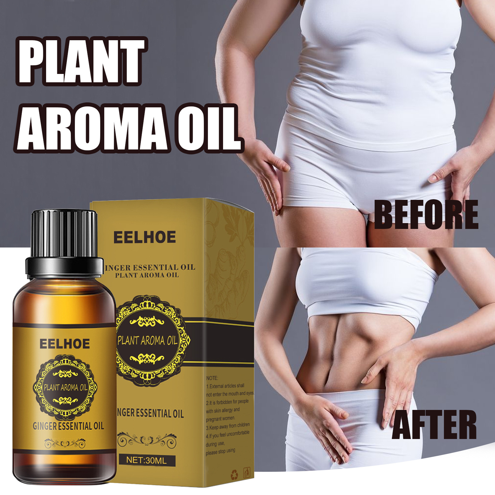 Slimming Essential Oil Quick To Absorb Fat Burning Natural Extract ...
