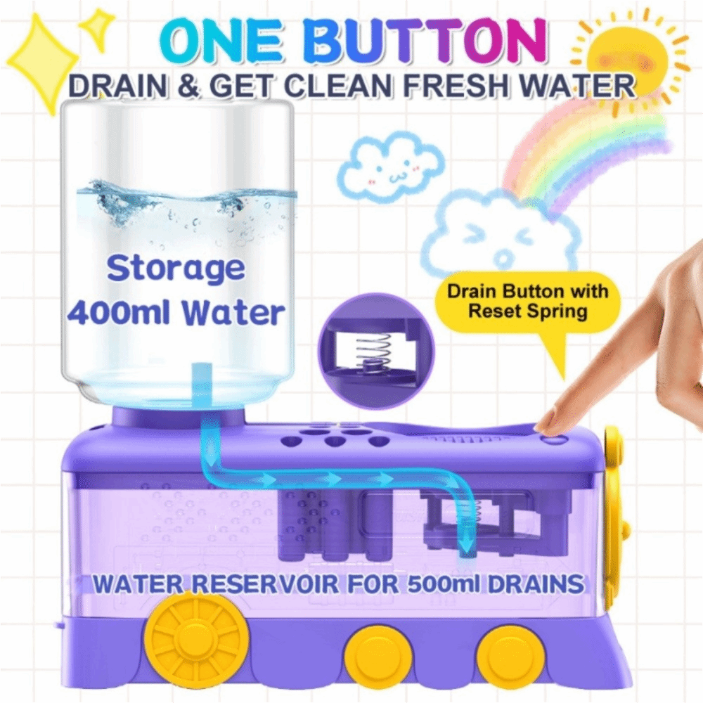 Practical Multifunctional Paint Brush Washer with Drain Button ...