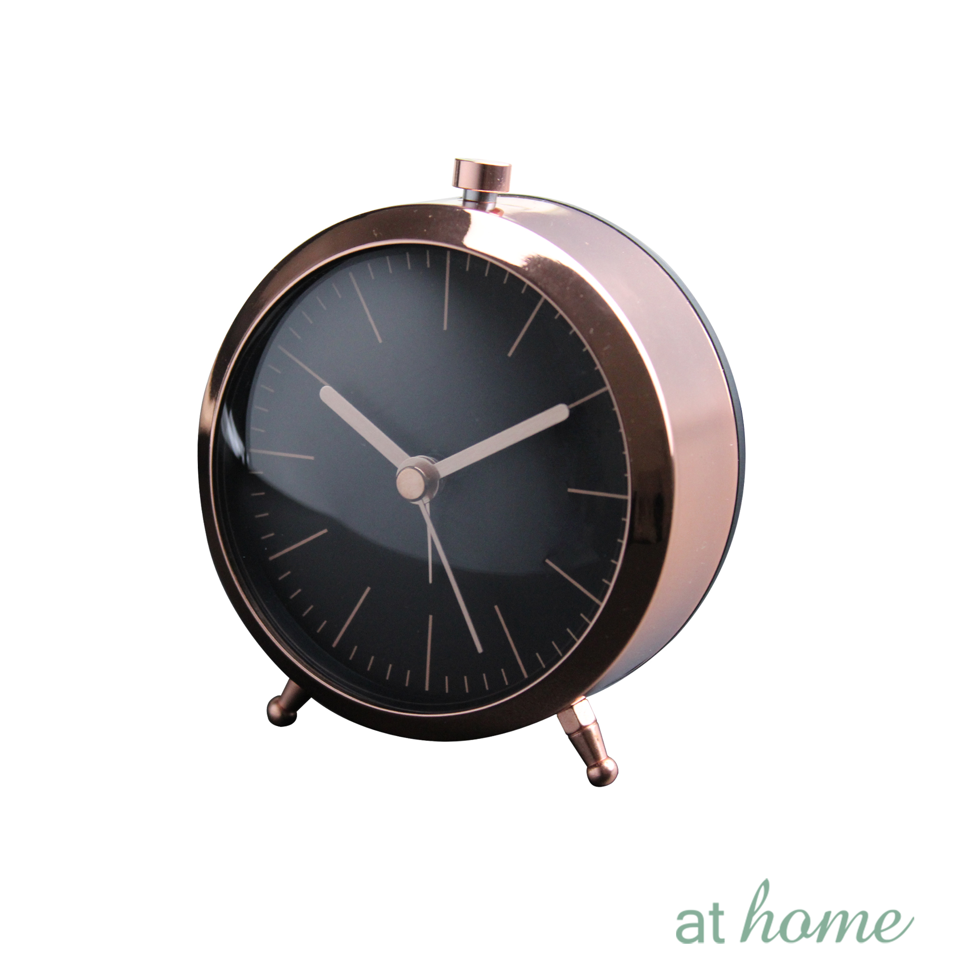 At Home Deluxe Riene Nordic Metal Analog Alarm Clock Moderate Alarm ...