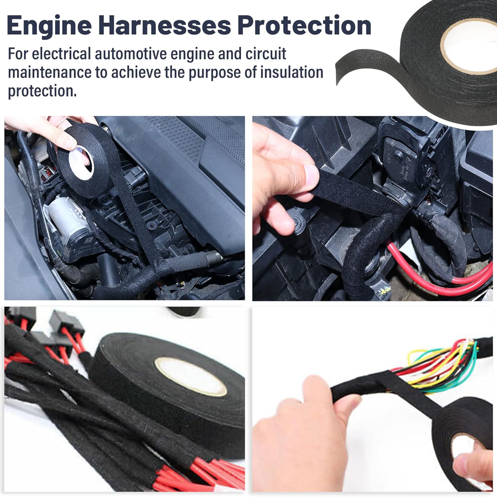 Automotive Wire Harness Tape - Heavy Heat Resistant & Abrasion Proof ...