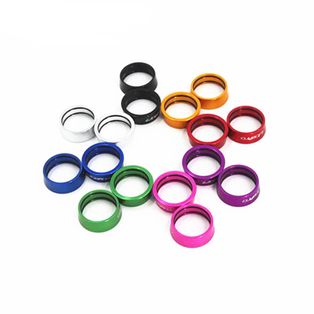 Jklapin Mtb 25.4mm Handlebar Spacing-Rings Parts Folding Bike Straight ...