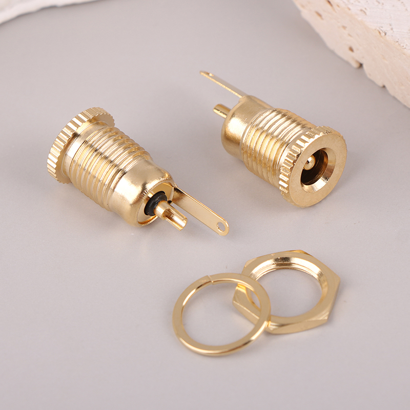 Gold-plated 30V 10A High Current DC Connectors Power Female Jack Socket ...