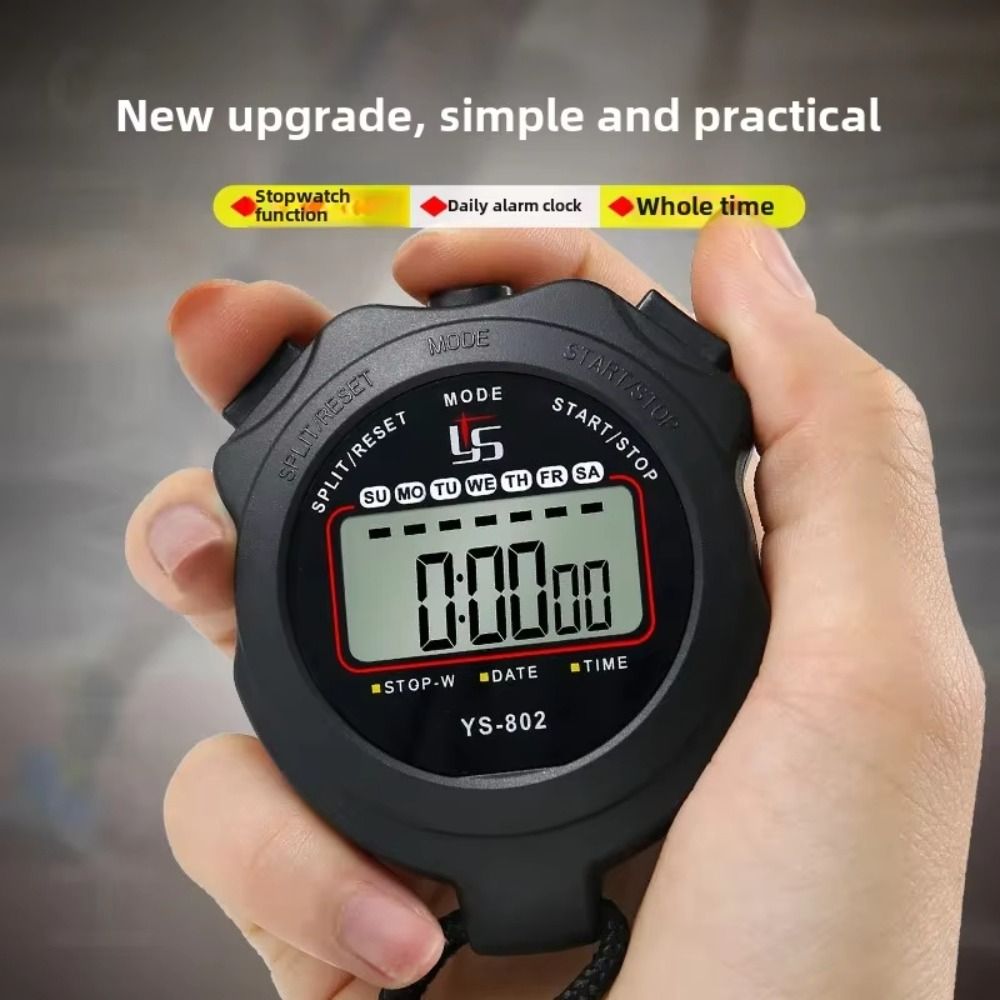 High-definition Large Screen Display Electronic Stopwatch Timer Shock ...